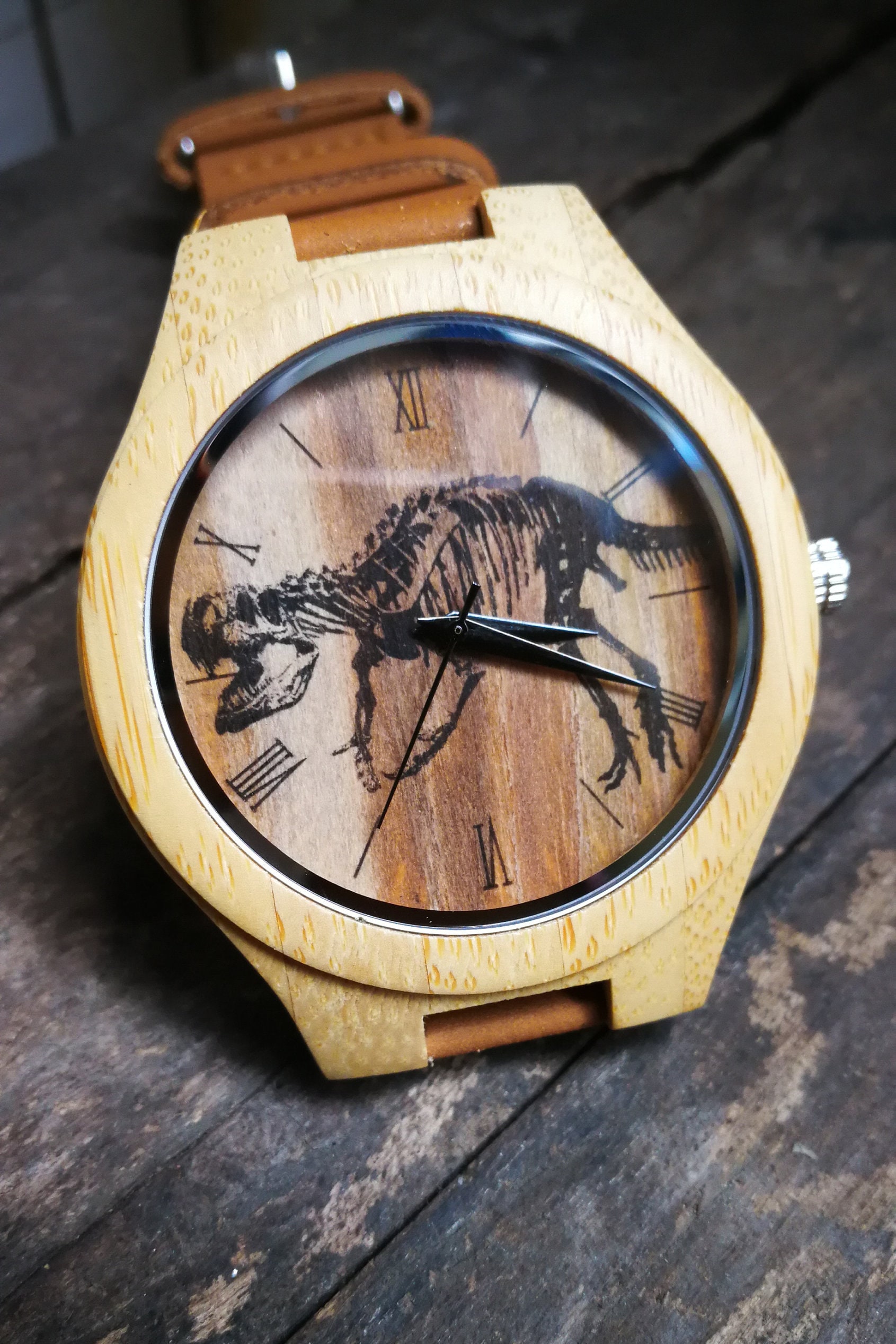 Tyrannosaur Watch Dinosaur Skeleton Watch Wild Animal | Etsy