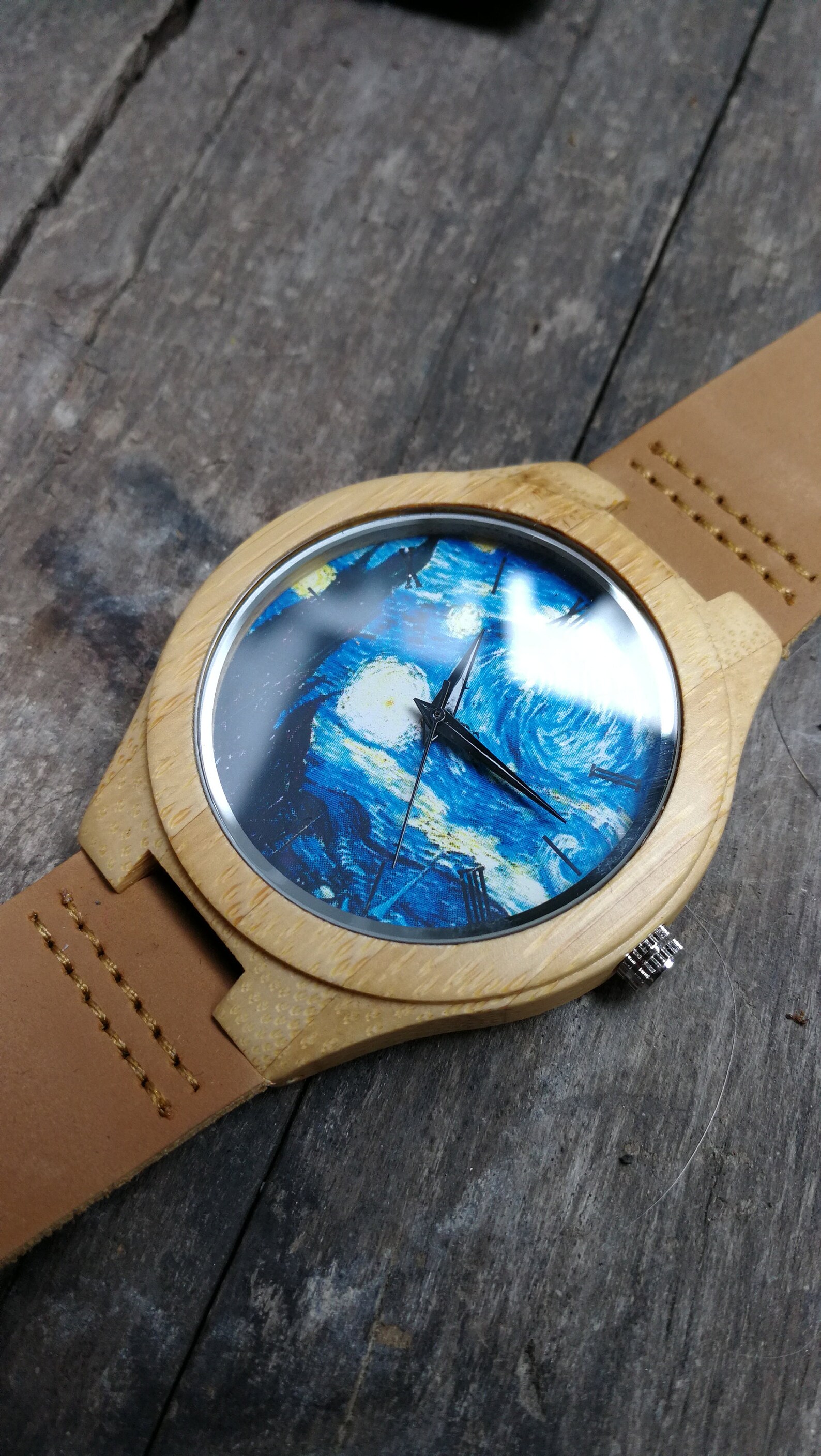 Classic Van Gogh's Paint, Starry Night Watch, Unisex, Men's and Women's ...