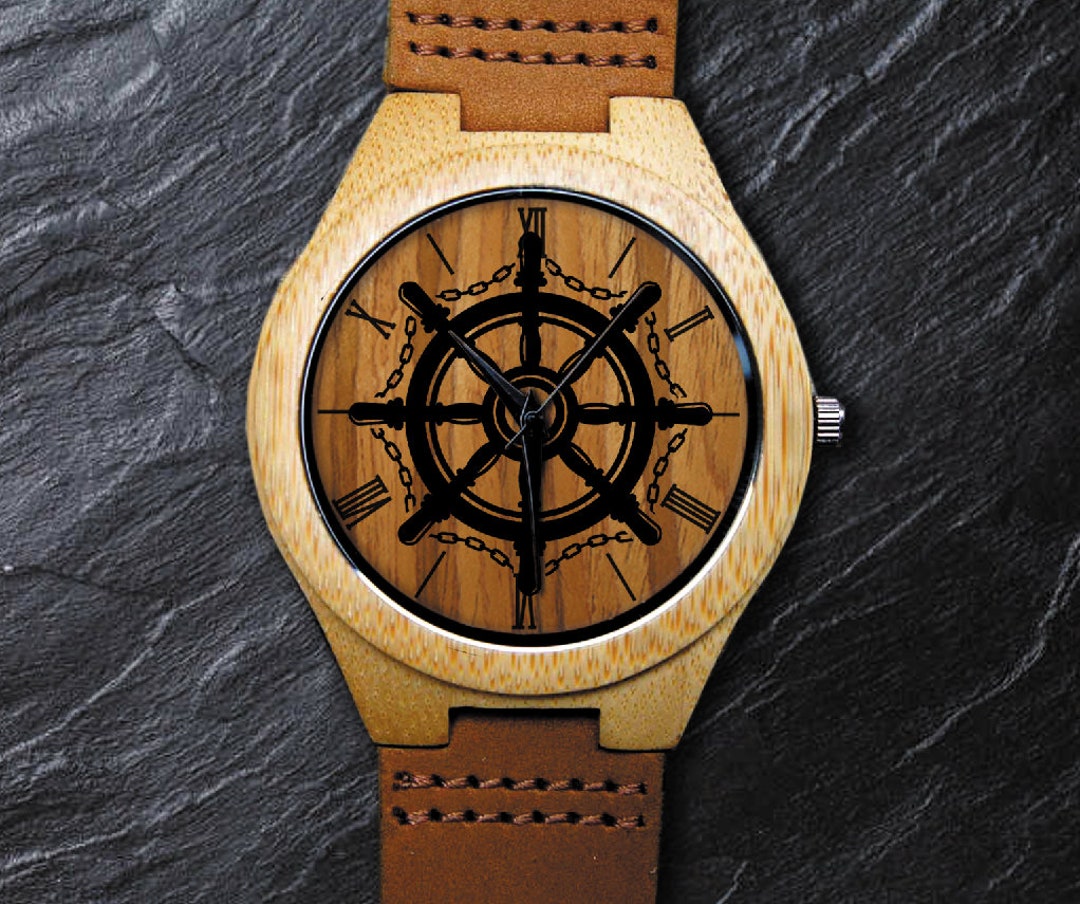 Nautical Watch, Ship's Wheel Watch, Ship Watch, Unisex Men's and Women ...