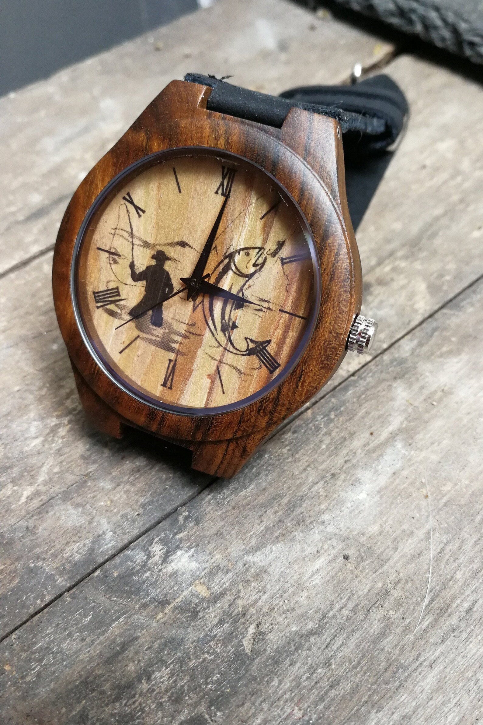 Fish Watch Fishing Watch Fish Lover Watch Unisex Men's - Etsy