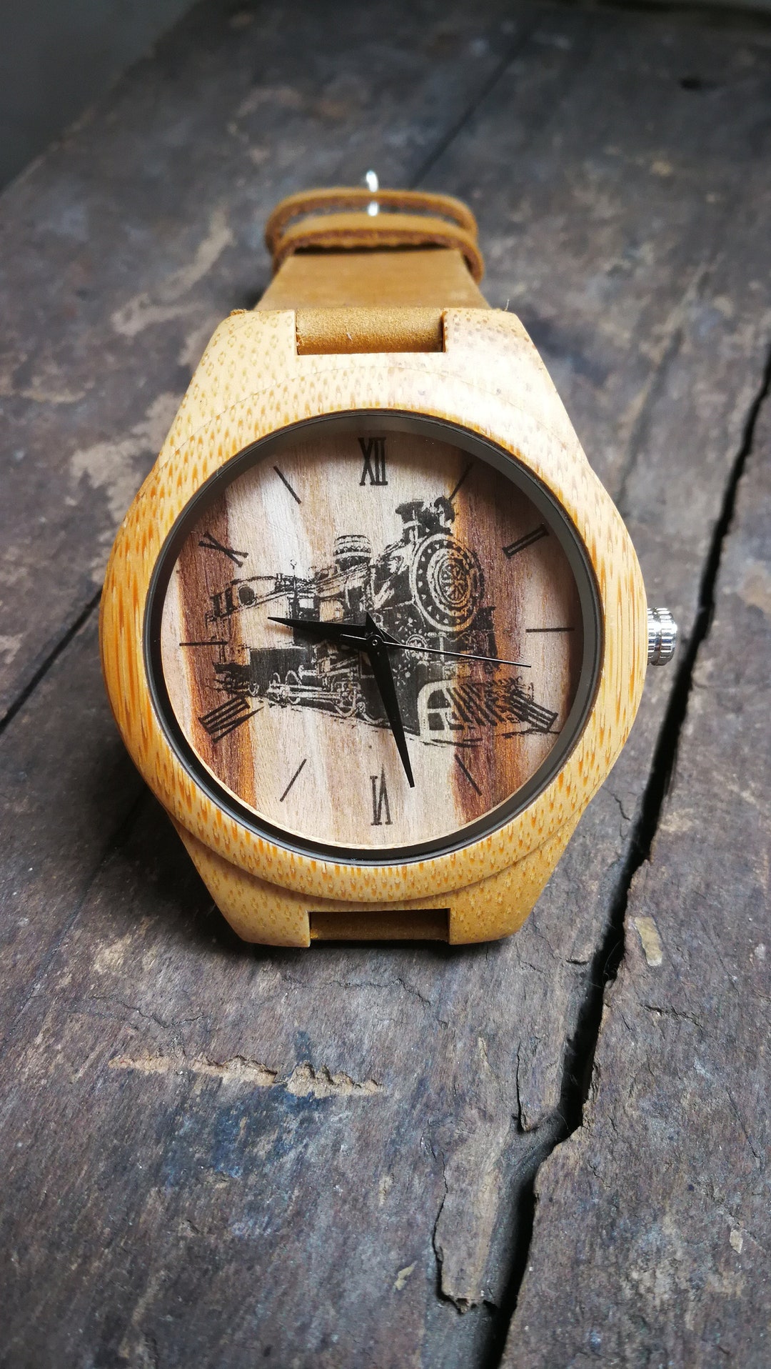 Steam Train Watch, Classic Train Watch, Train Lover Watch, Unisex, Men ...