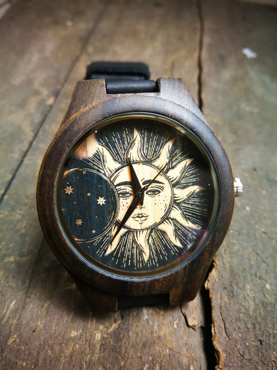 Sun, Moon & Star Watch, Star Watch, Zodiac Watch, Unisex, Men's and ...