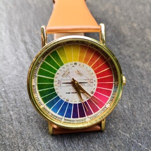 Rainbow Watch, Color Palette Watch, Unique Watch, Gents Watch, Ladies ...