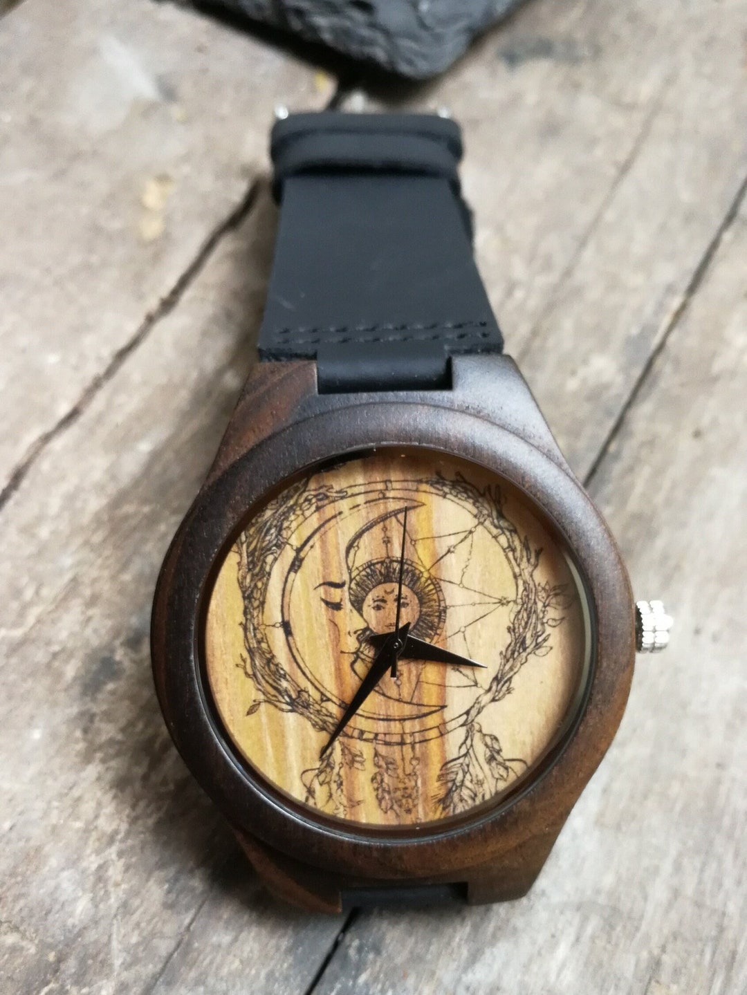 Sun, Moon & Star Watch, Celestial Watch, Unisex, Men's or Women's Wrist ...