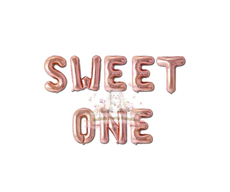 Sweet One Balloons Banner 1st Birthday Donut Decorations - Etsy
