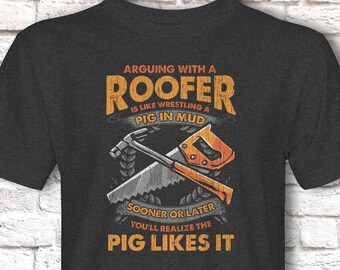 Funny Roofer Shirt - Etsy