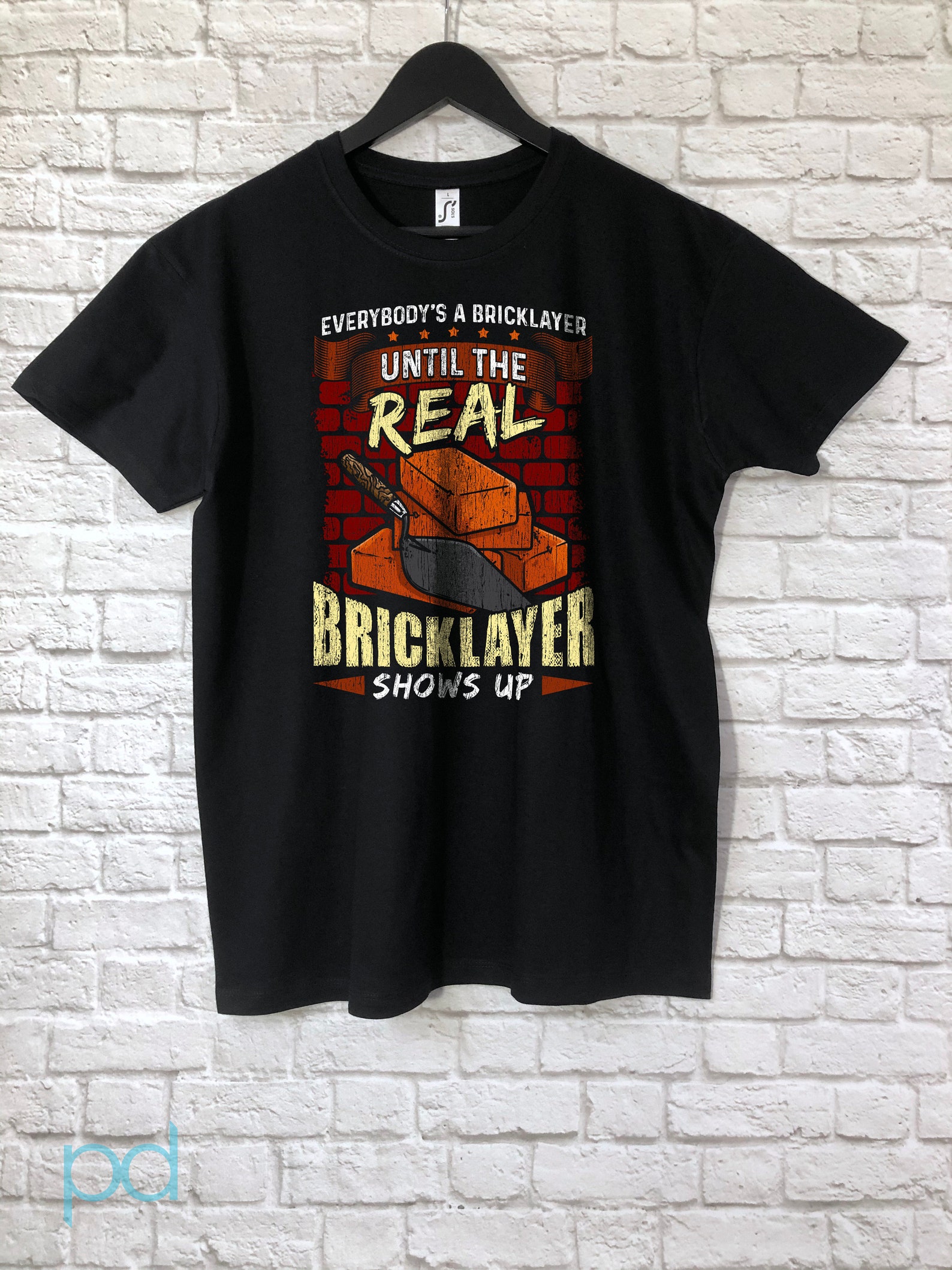 Funny Bricklayer T-shirt, Bricky Gift Idea, Humorous Brick Layer ...