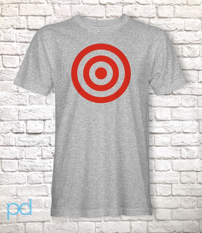 Bullseye Target Rings T Shirt Red Shooting Rings Tee Tshirt - Etsy