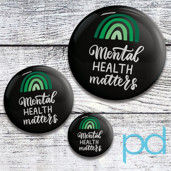 Mental Health Awareness Pins - Etsy