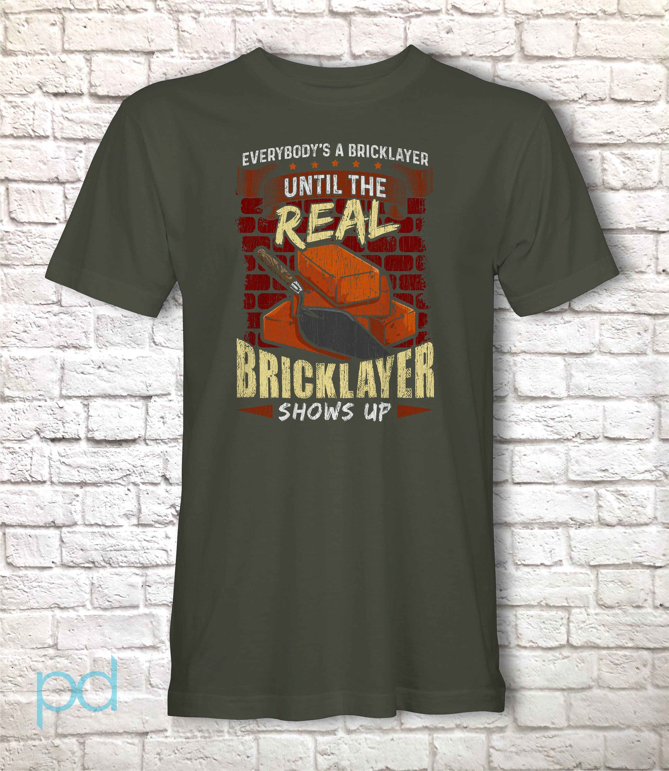 Funny Bricklayer T-shirt Bricky Gift Idea Humorous Brick - Etsy Canada