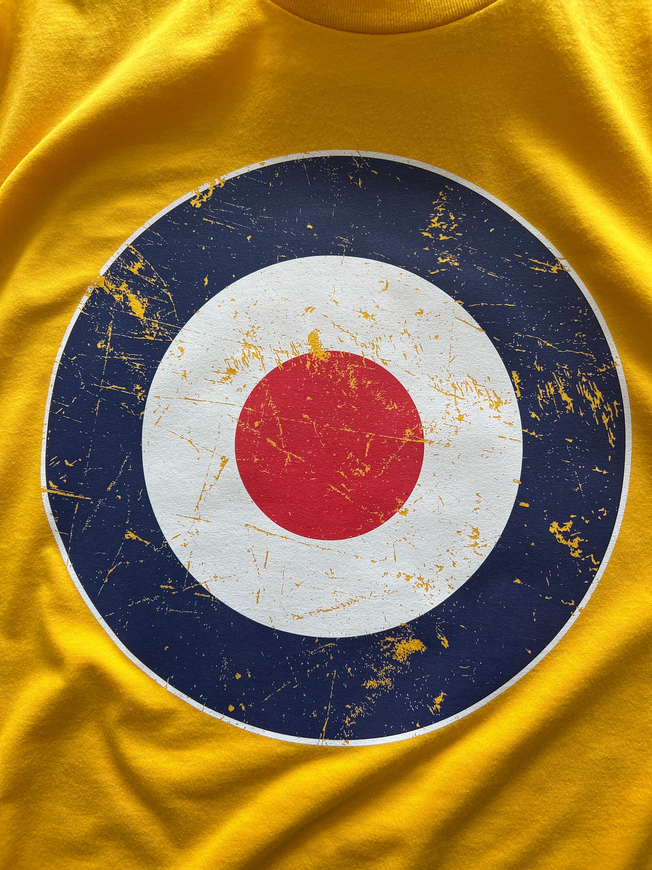 RAF Roundel Target Bullseye Red White Blue Mod Circle Unisex | Etsy