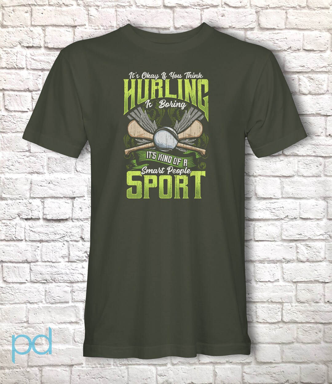 Funny Hurling T-shirt, Hurling Lover Fan Gift Idea, Hurling Player Tee ...