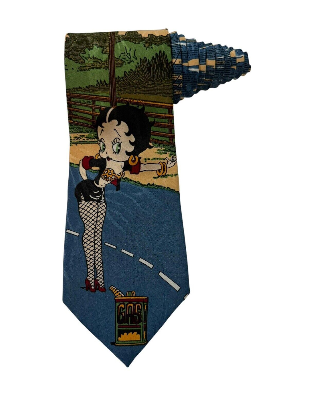 Beans Mcgee Betty Boop Hitchhiking Gas Can Cartoon Vintage Novelty ...
