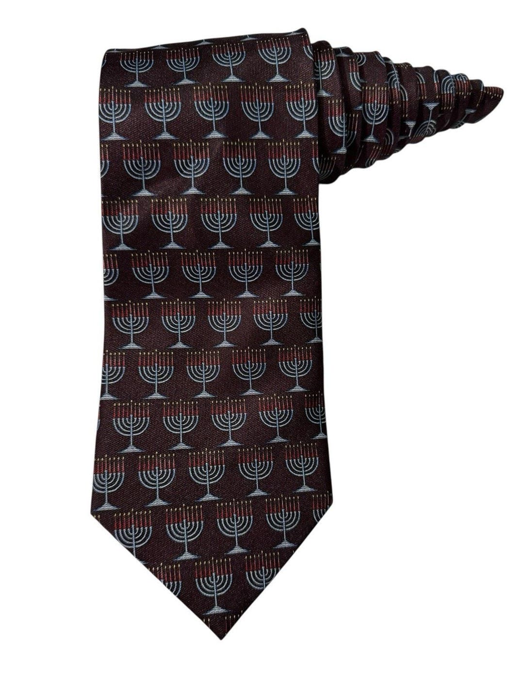 Utopia Menorah Jewish Religious Hanukkah Novelty Necktie - Etsy