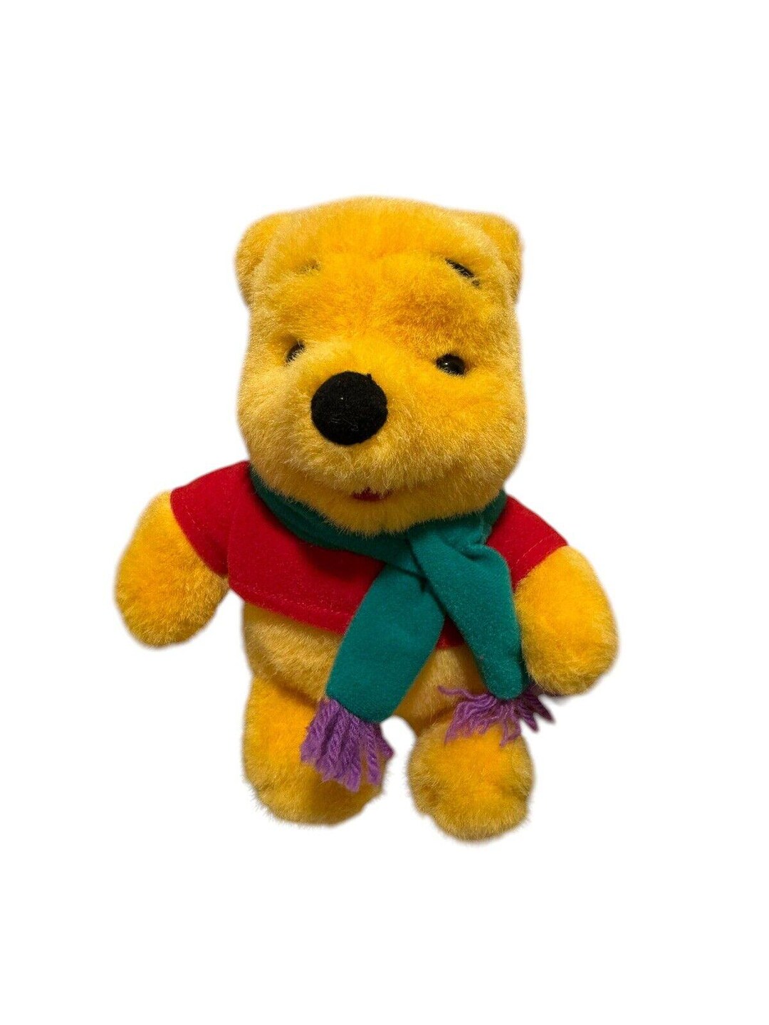 Disney Mattel Winnie the Pooh Scarf Stuffed Plush Doll Toy Holiday 8 - Etsy