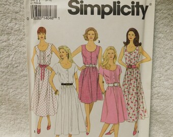 Simplicity Sewing Pattern 8411 1800's Gown Dress-costume Dress Size 6 ...