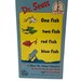 Dr. Seuss One Fish Two Fish Red Fish Blue Fish VHS Video Tape 1989 - Etsy