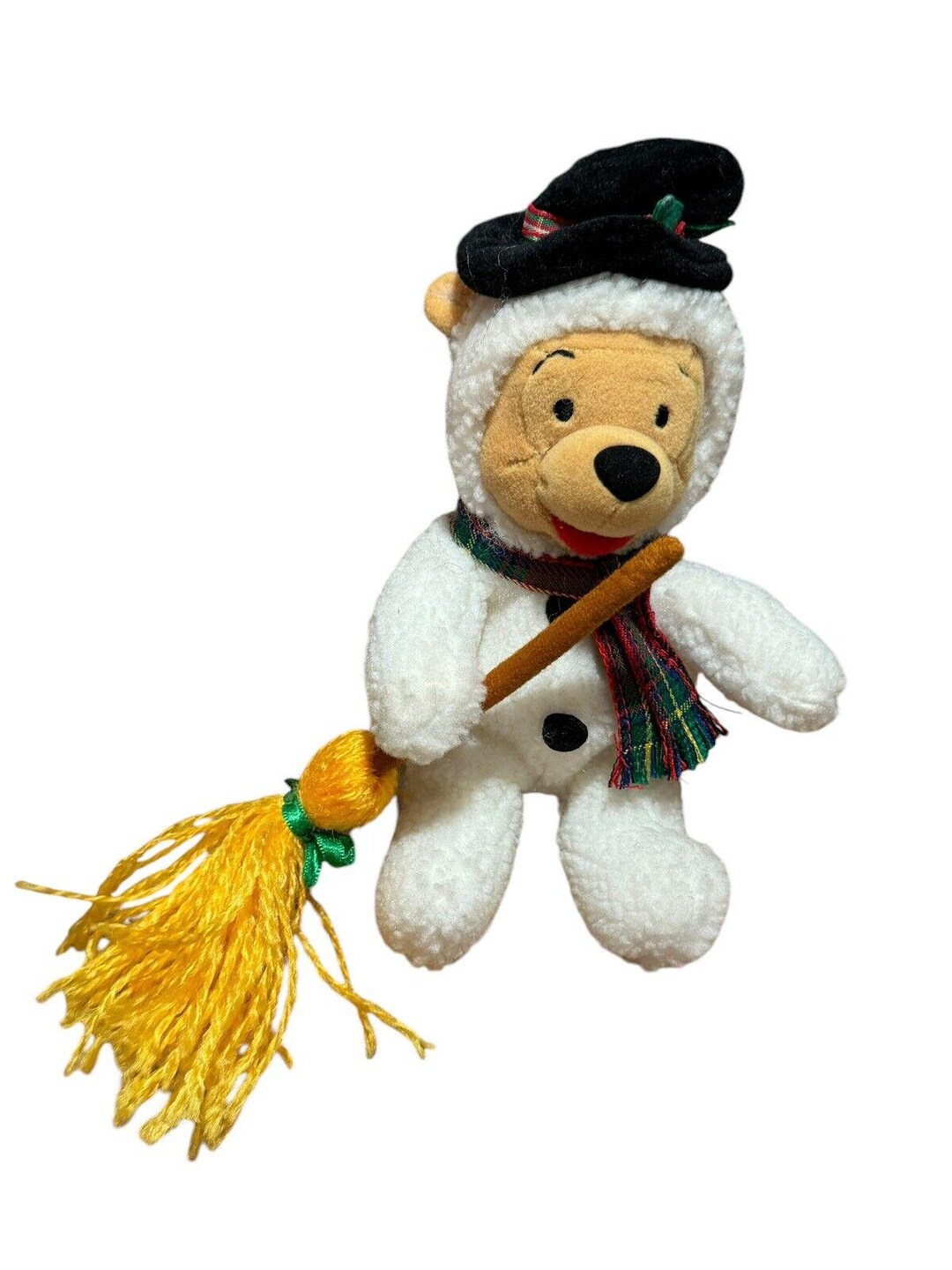 The Disney Store Winnie the Pooh Snowman Pooh Bean Bag Plush 8” - Etsy