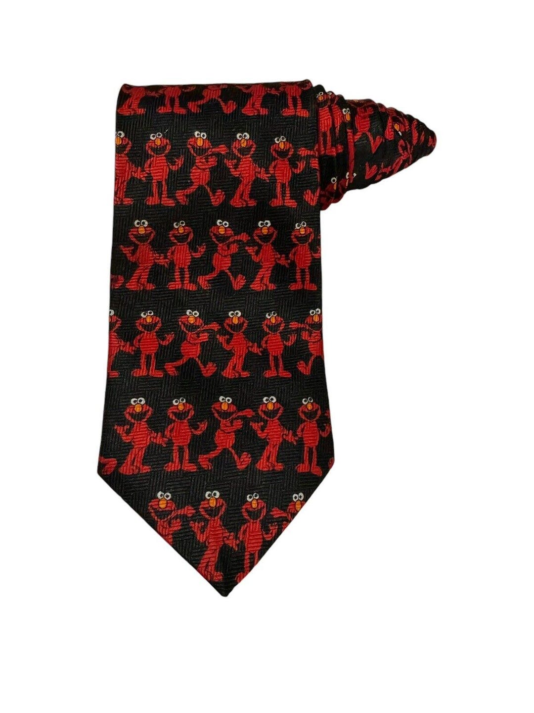 Sesame Street Elmo Cartoon Vintage Novelty Necktie 100% Polyester - Etsy