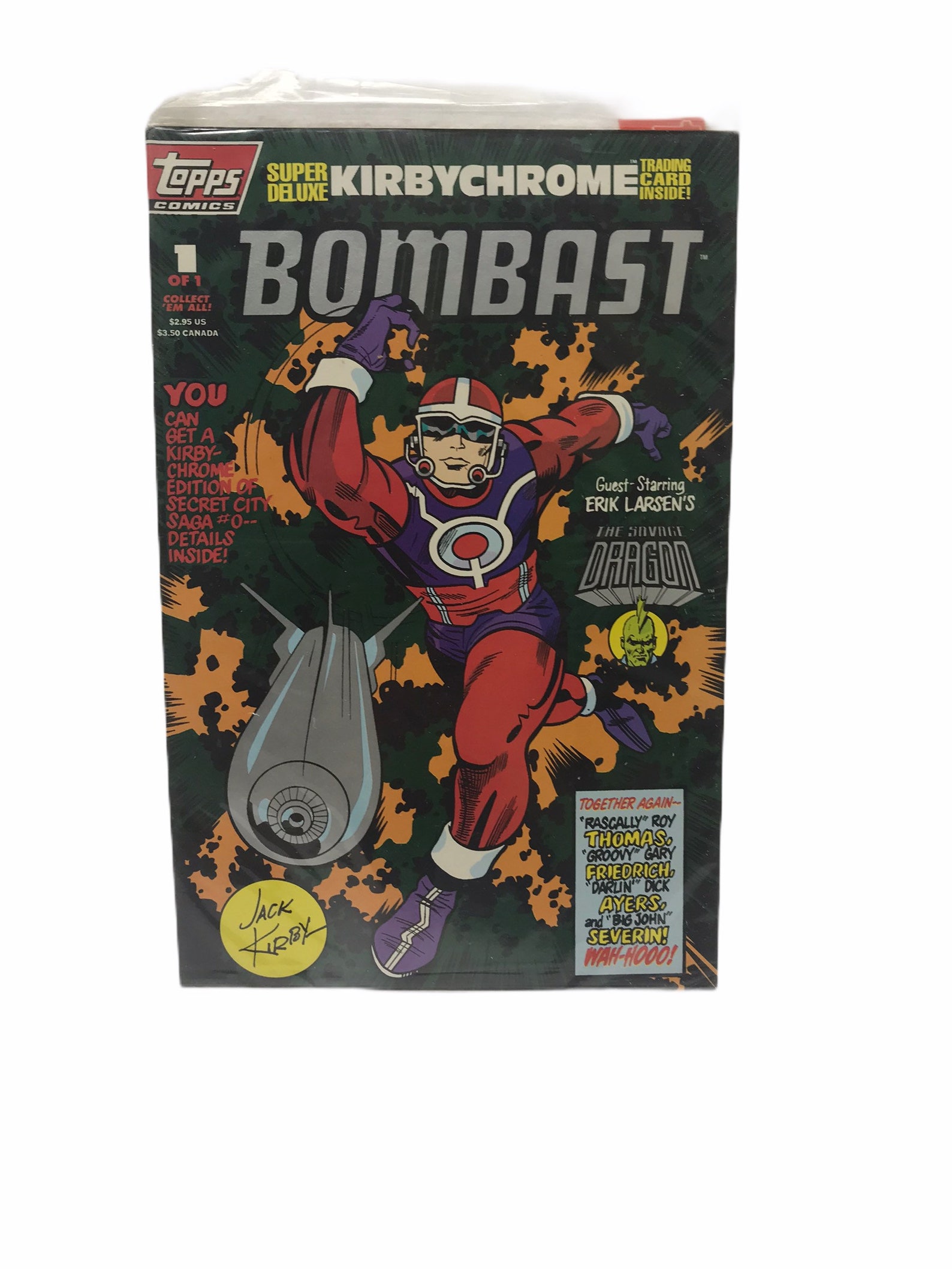 Bombast Topps Comic #1 of 1 New With Kirbychrome Trading Collector Card ...