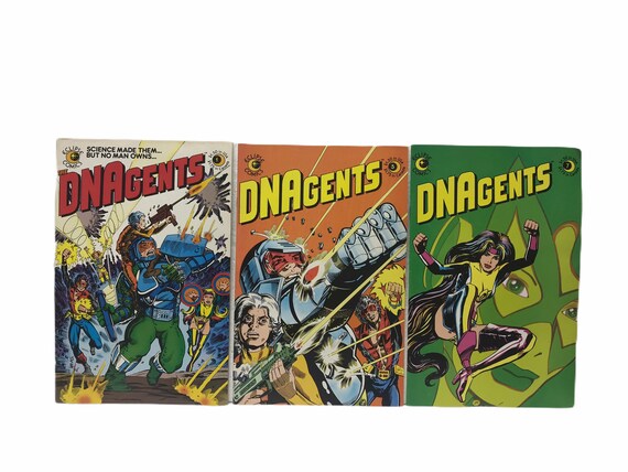 Eclipse Comics Lot Of 3 The DNAgents Comic Books 1 5 7 | Etsy