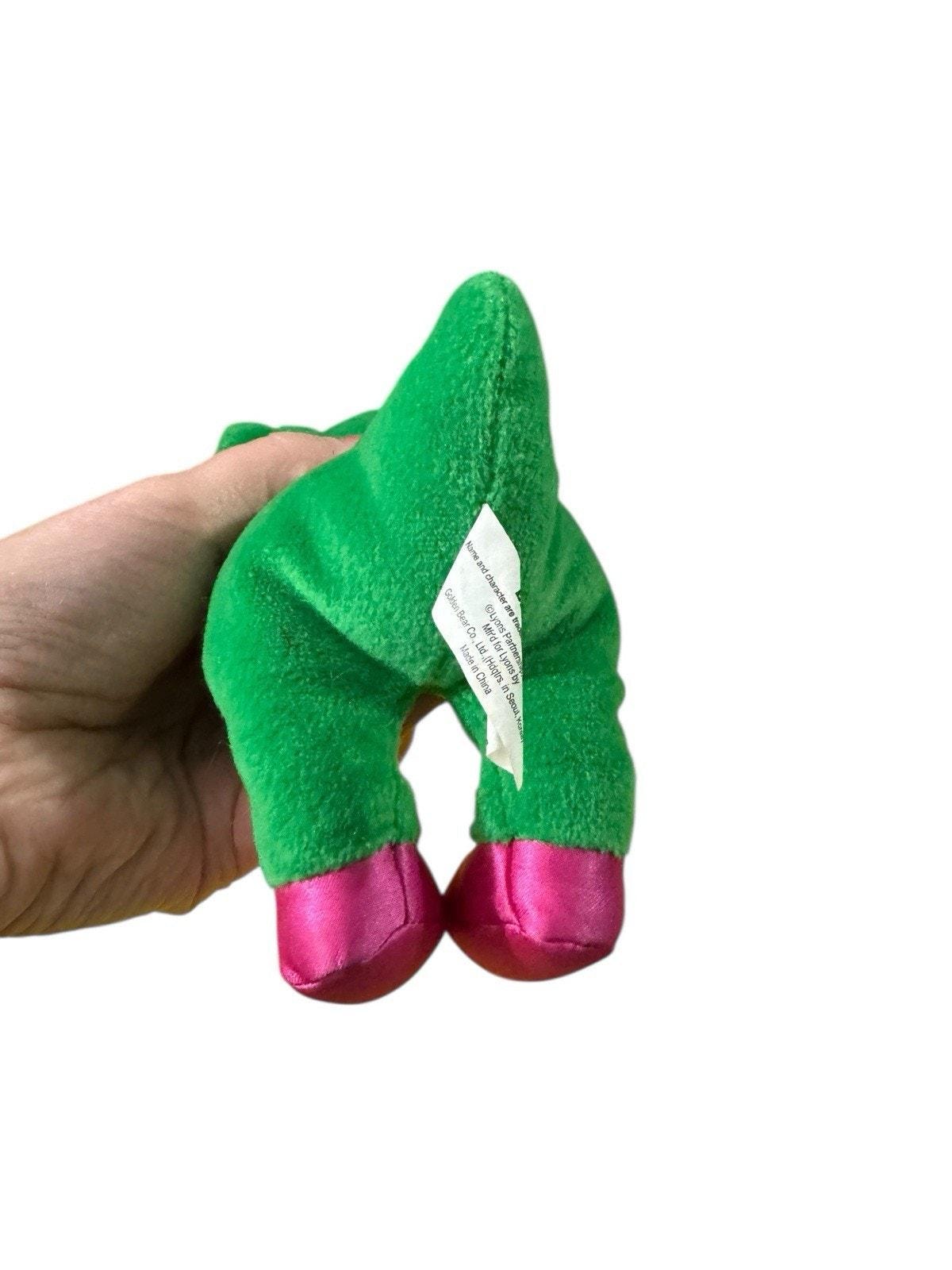 Vintage 1997 Baby Bop Barney 8" Dinosaur Gund Beanbag Stuffed Animal ...