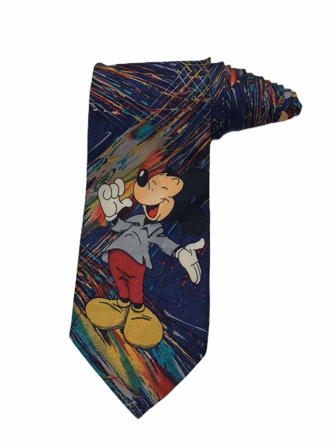 Disney Atlas Design Mickey & Co Mickey Mouse Paint Splatter Vintage ...