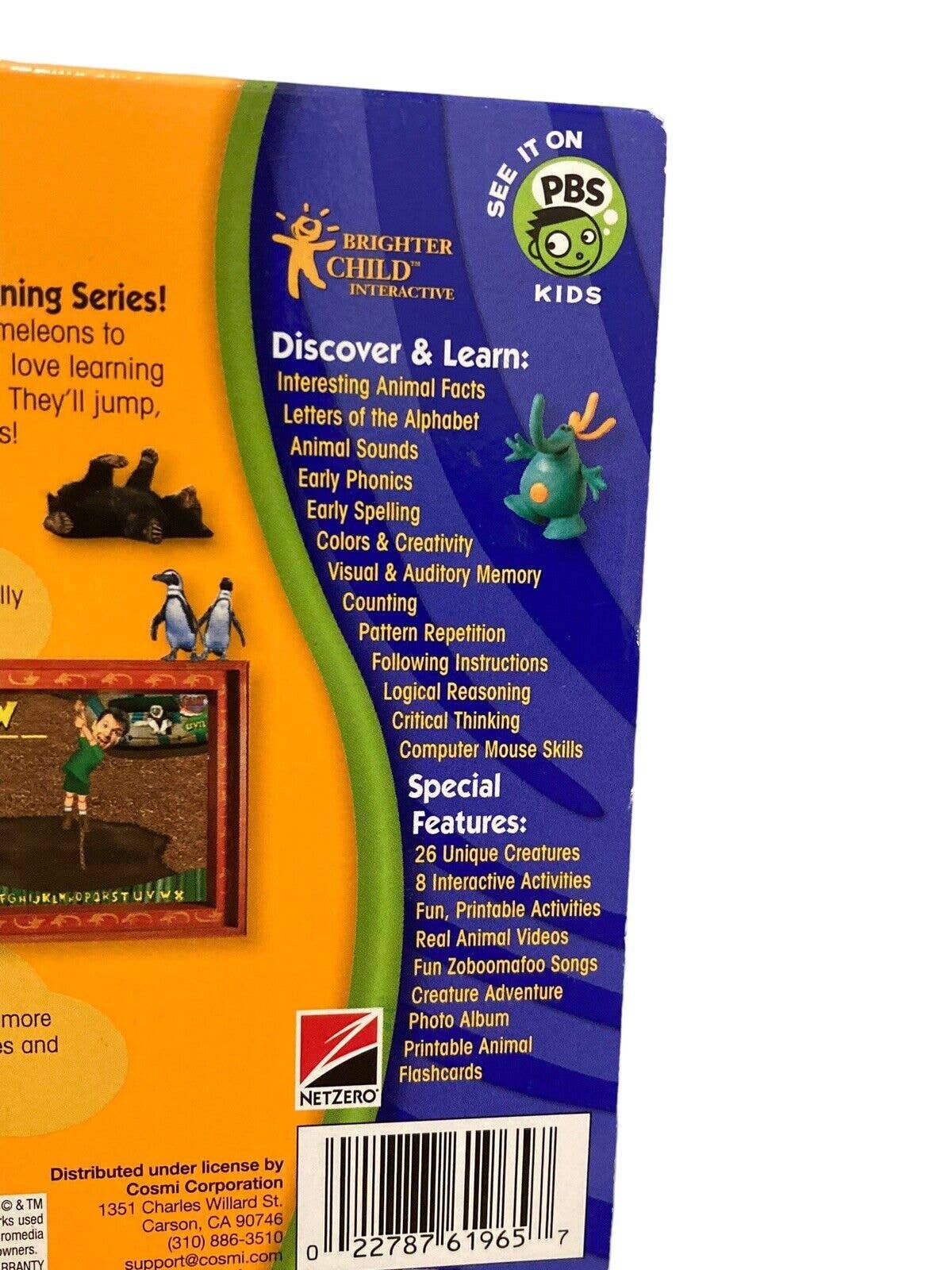 Zoboomafoo Animal Alphabet Pc Game Zoboomafoo Creature Quest - Old ...