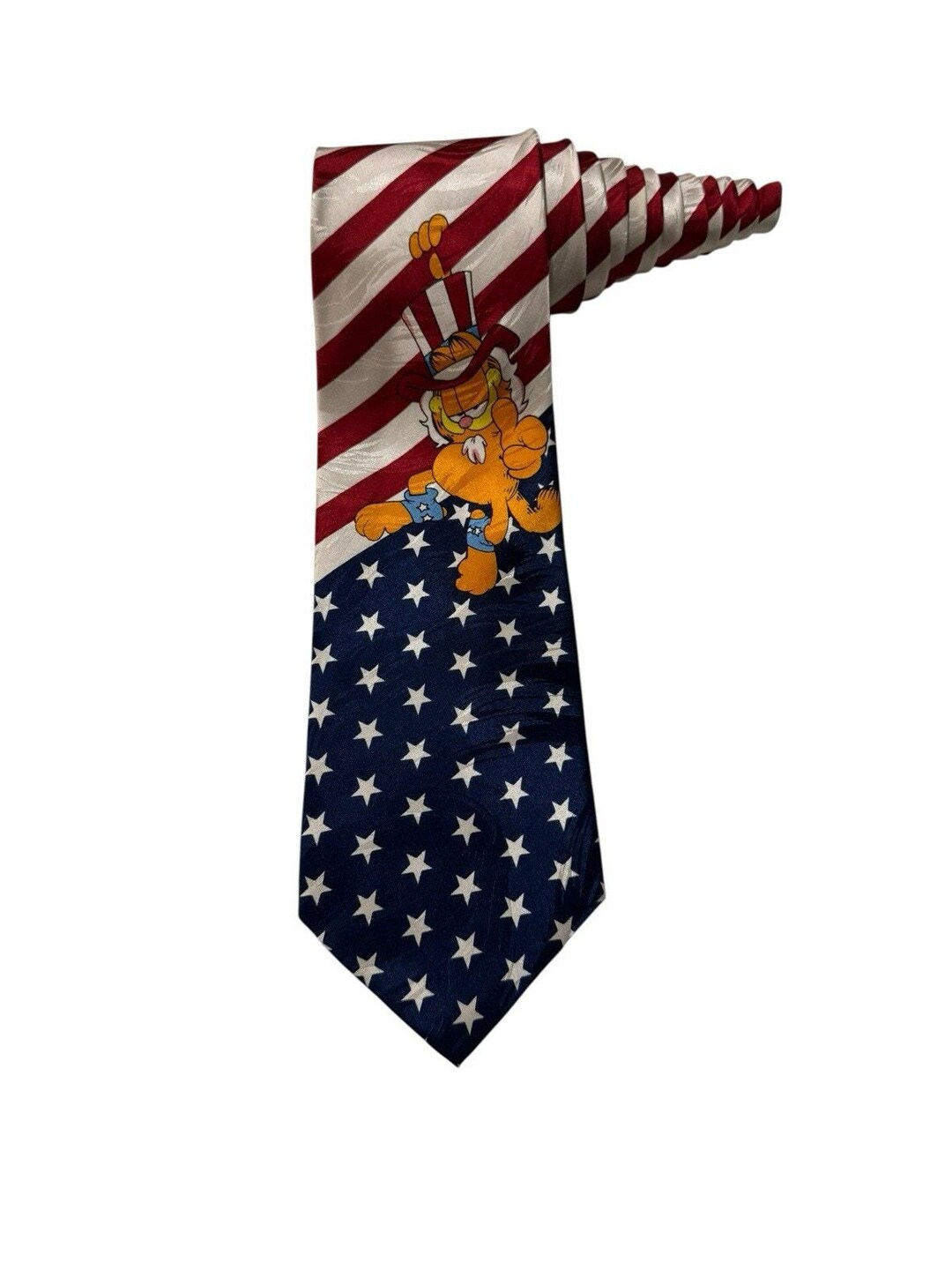 Garfield by Keith Daniels Neckwear Uncle Sam Patriotic Silk Novelty ...
