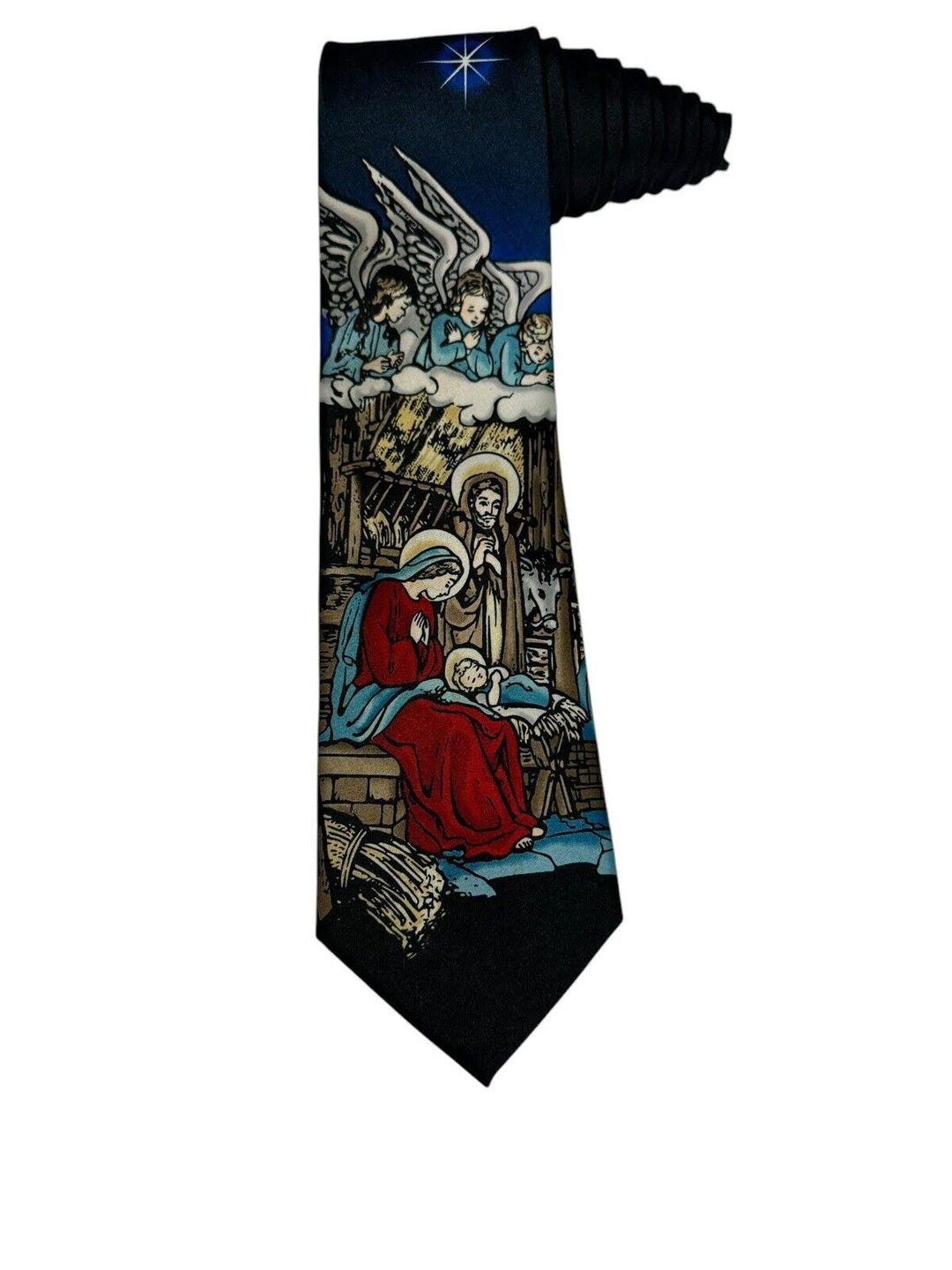 Noel Collection Nativity Jesus Mary Joseph Religious Christmas Necktie ...