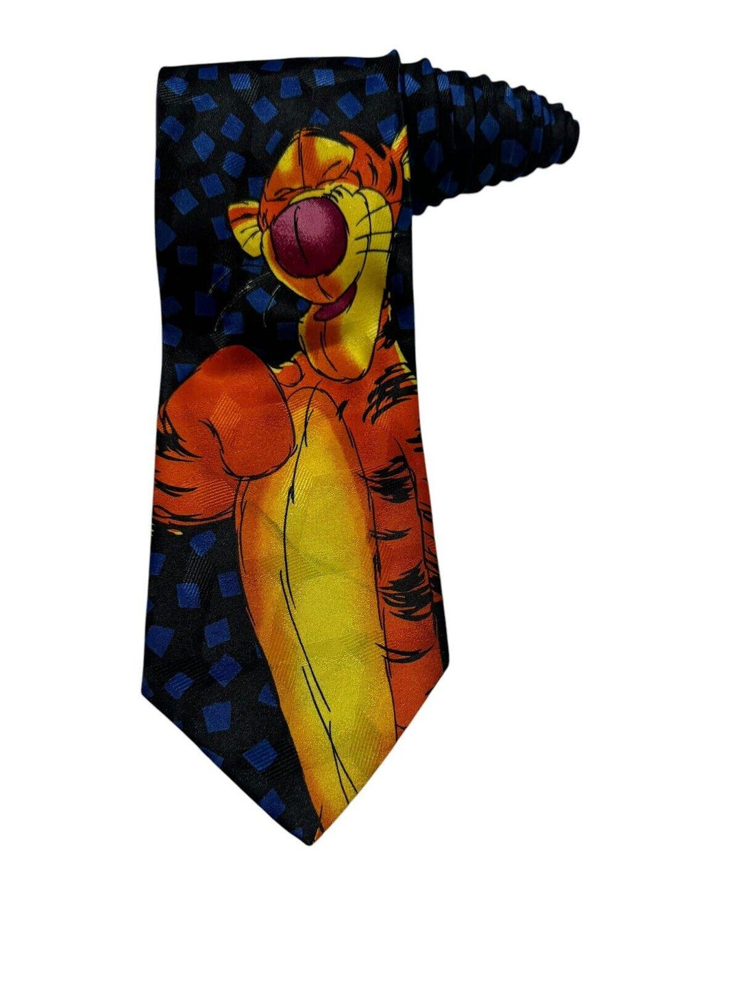 Disney Winnie the Pooh Tigger Cartoon Vintage Novelty Necktie Polyester ...