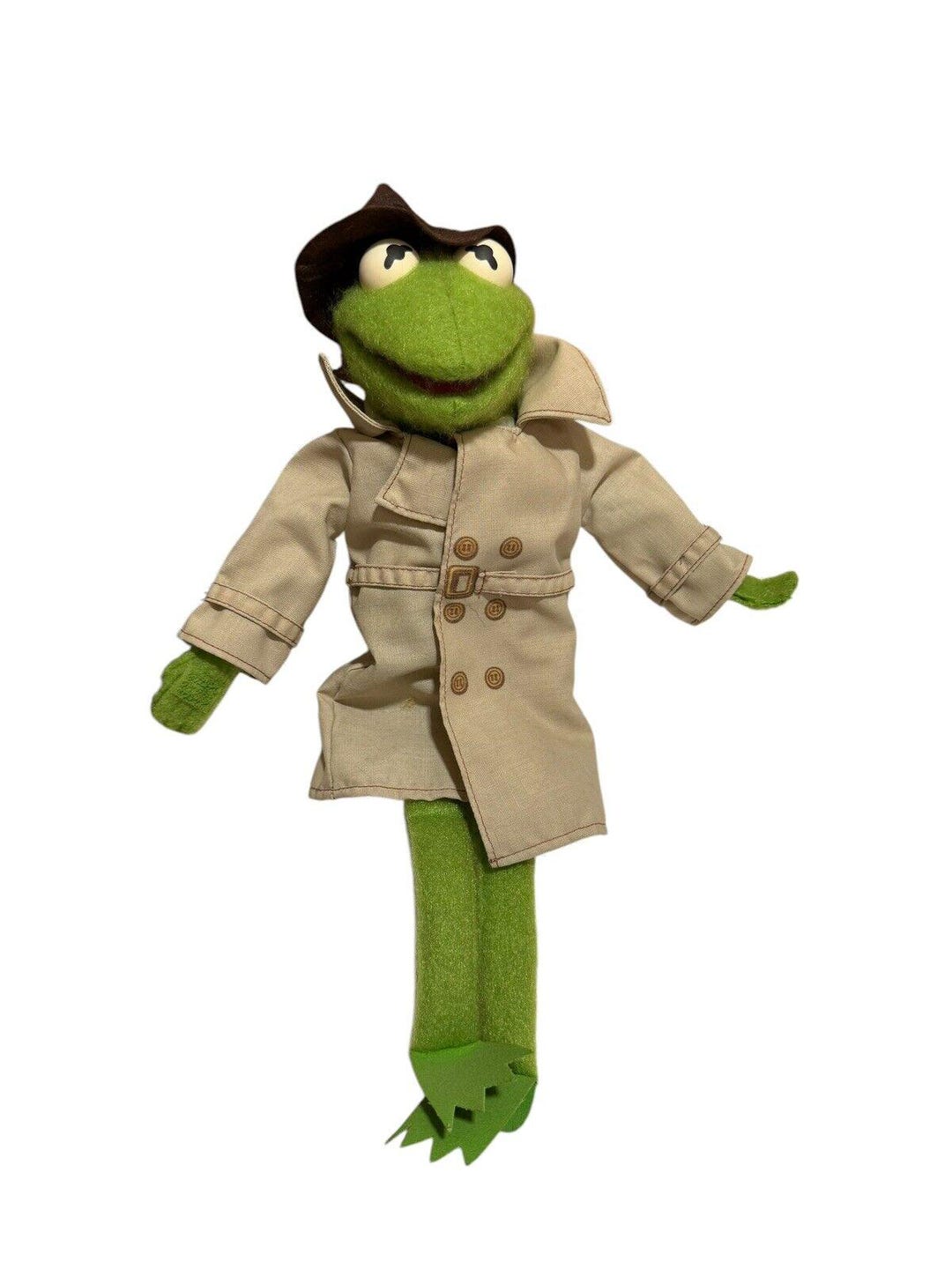 Vintage 1981 Fisher Price Kermit the Frog Dress up Reporter Stuffed ...