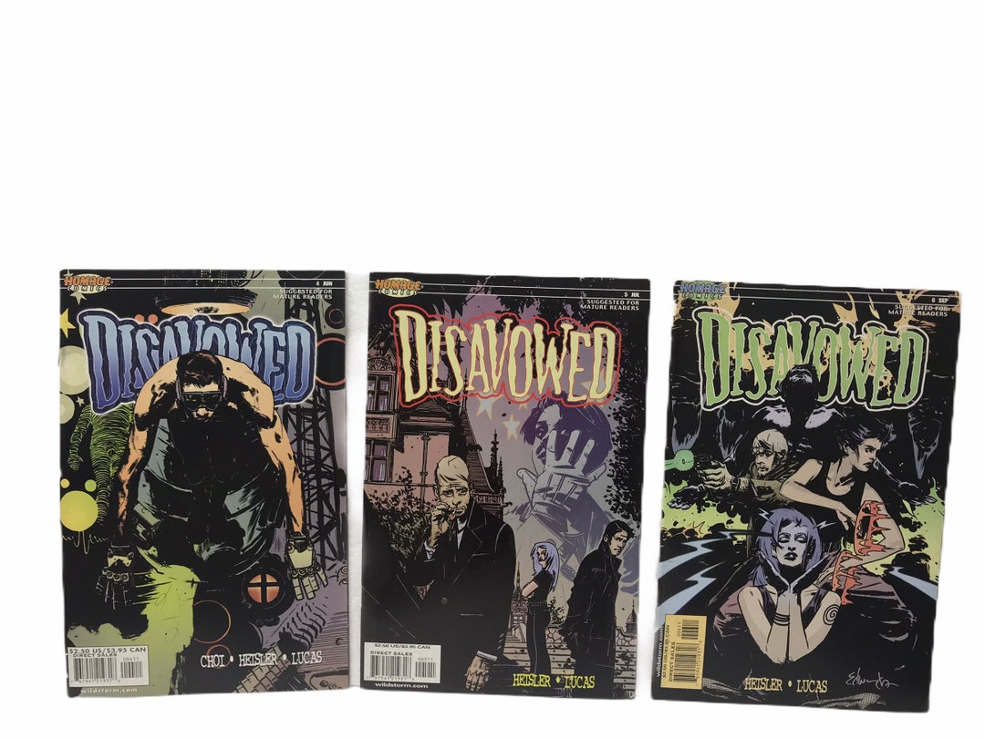 Homage Comics Lot of 3 Disavowed Comic Books #4 #5 #6 - Etsy