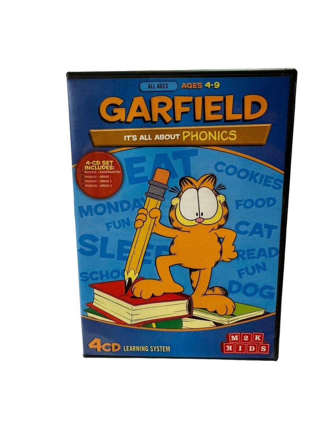 Garfield: It's All About Phonics (4 CD Rom Set) Vintage 2004 Windows 98 M2K Kids - Etsy