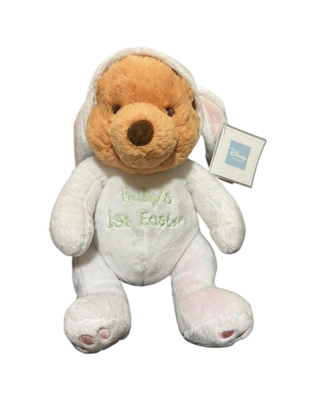 Disney Baby Winnie the Pooh Babys First Easter Rattle Stuffed Animal ...