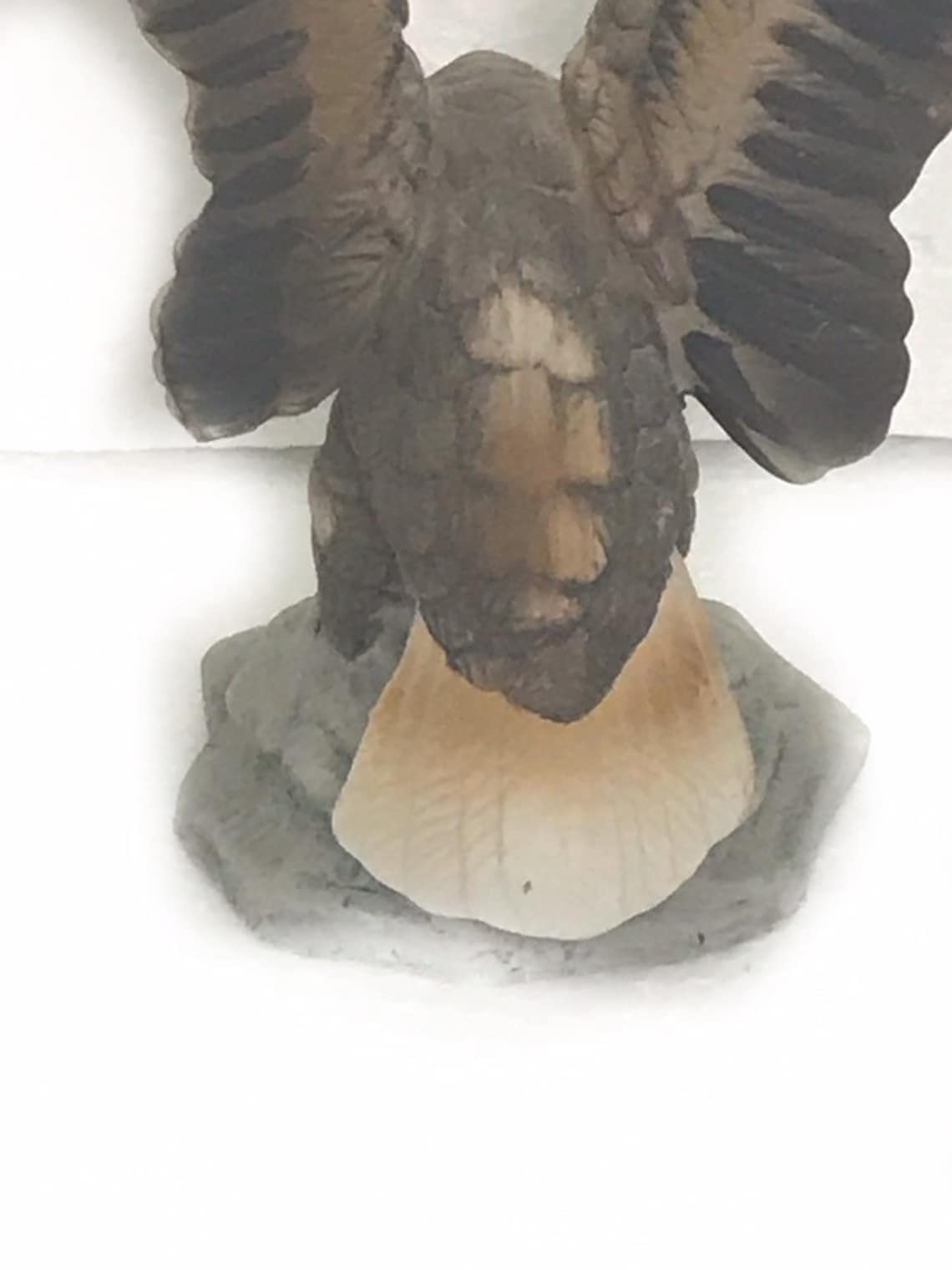 Vintage Ceramic Bald Eagle Figurine Statue - Etsy