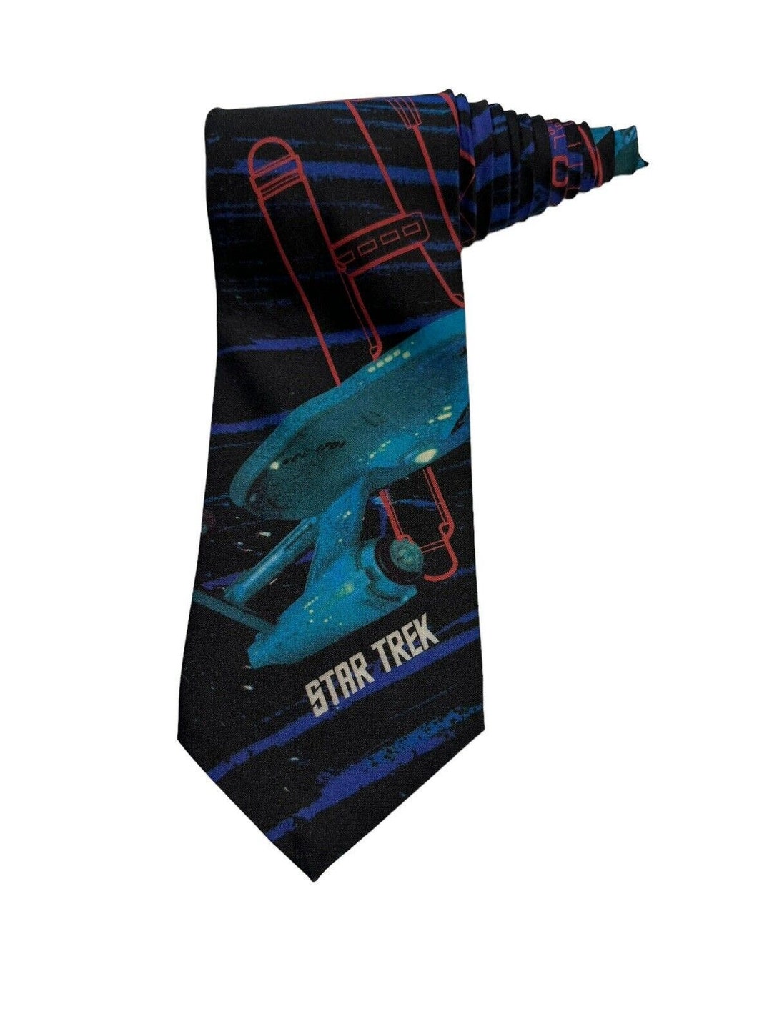 Ralph Marlin Star Trek Enterprise 100% Polyester Vintage Novelty ...