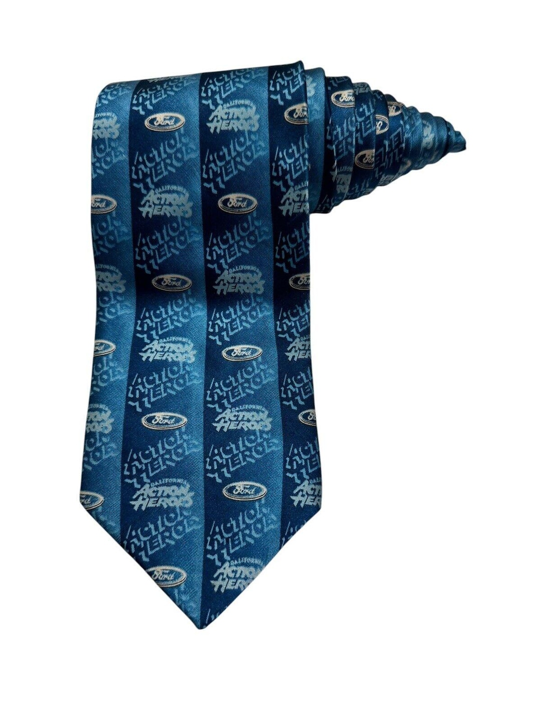 Ford Motor Company Action Heroes Logo Vintage Novelty Necktie - Etsy