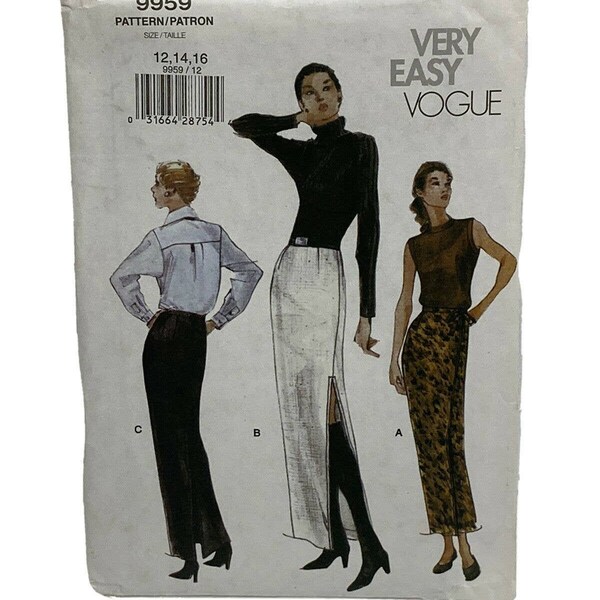 Vogue Dress Sewing Pattern - Etsy