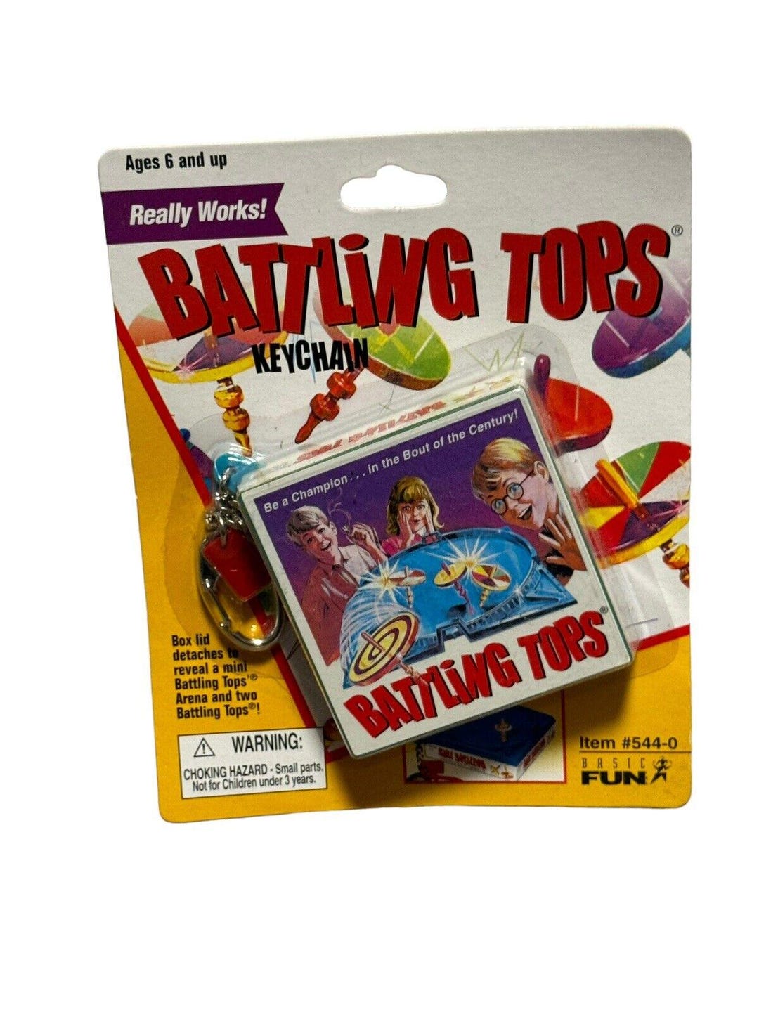 Classic Game Keychain Battling Tops Hasbro Basic Fun 2000 New in ...