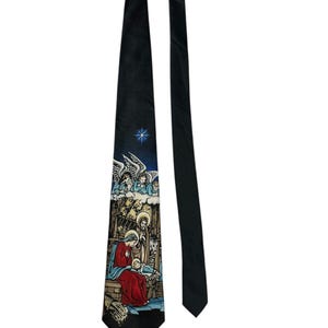 Noel Collection Nativity Jesus Mary Joseph Religious Christmas Necktie ...