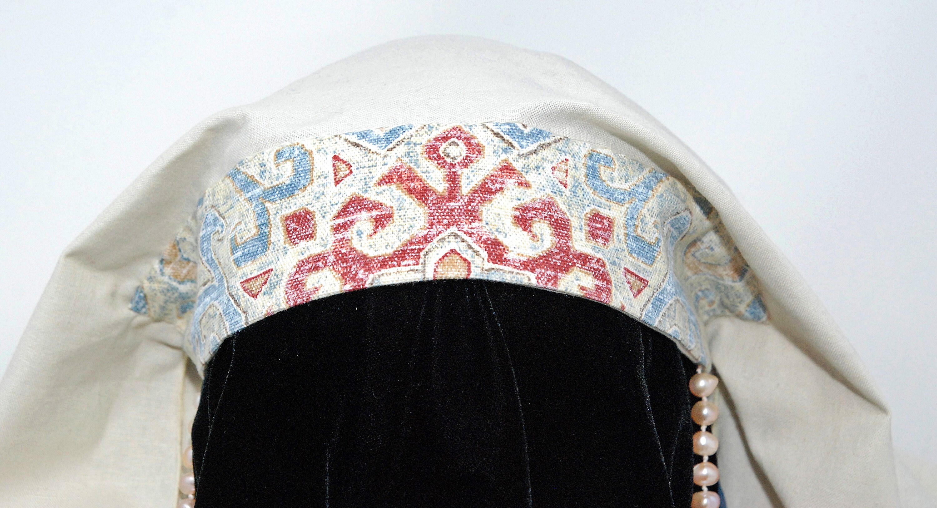 Persian headdress Safavid Timurid includes white cotton veil | Etsy