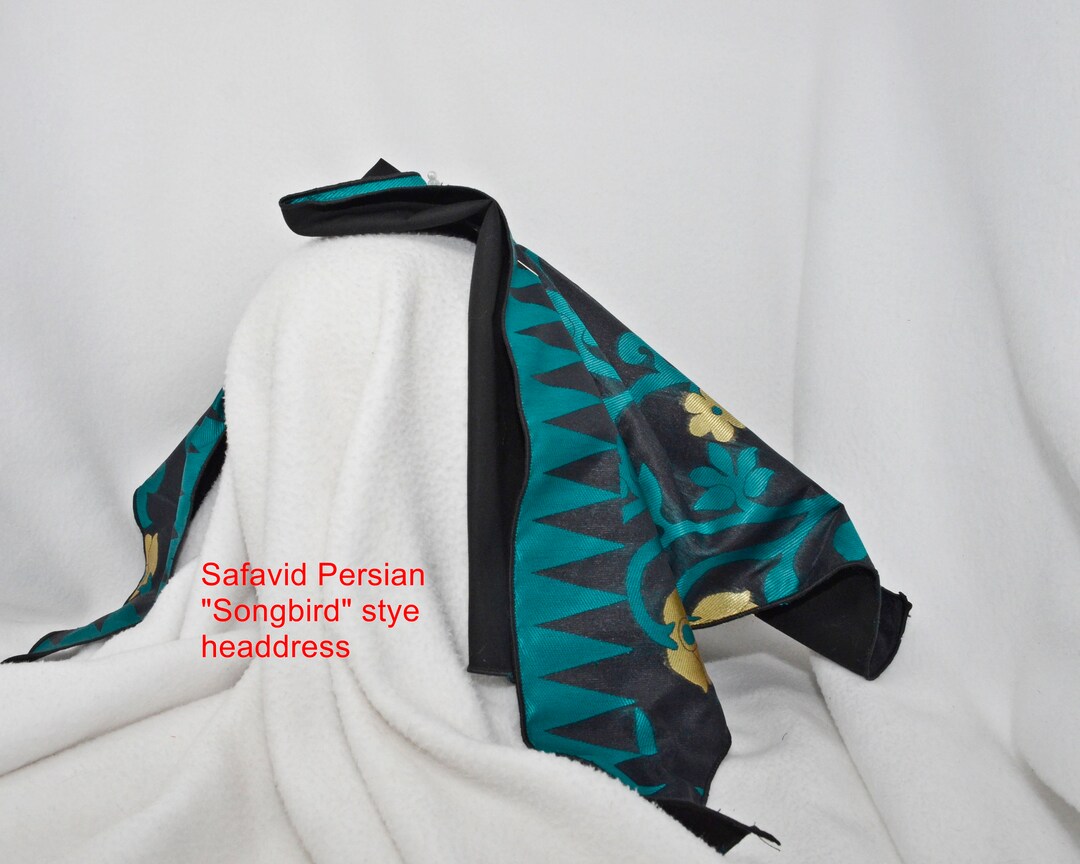 16th C Persian Safavid 'songbird' Style Veil. Made of Brocaded Gauze ...