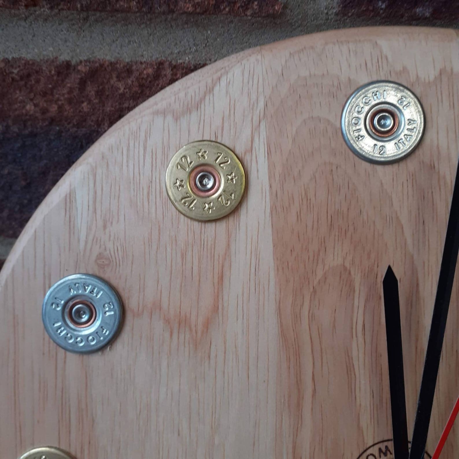 Unusual Handmade Shotgun Cartridge Cap Clock 25cm - Etsy Norway