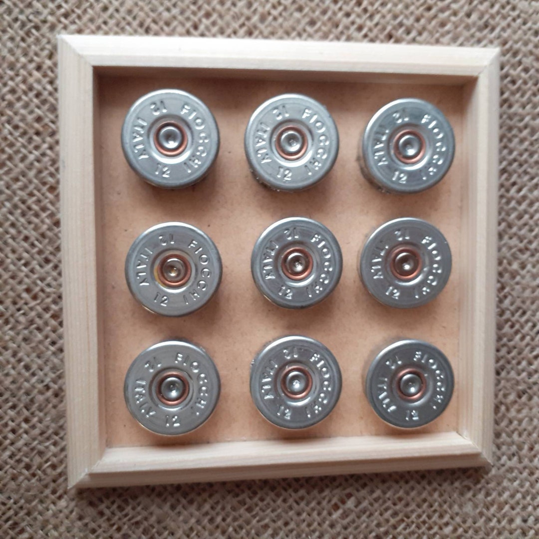 Unusual Handmade Shotgun Cartridge Resin Coaster in Wooden Frame. - Etsy
