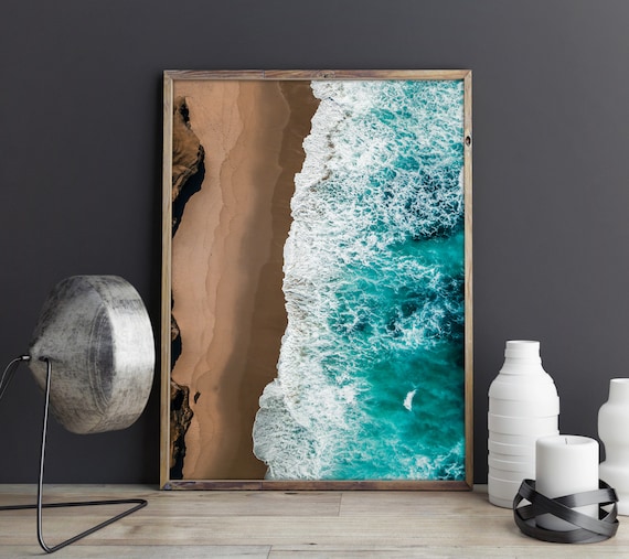 Beach Lines Beach Aerial Photography Drone Photography | Etsy