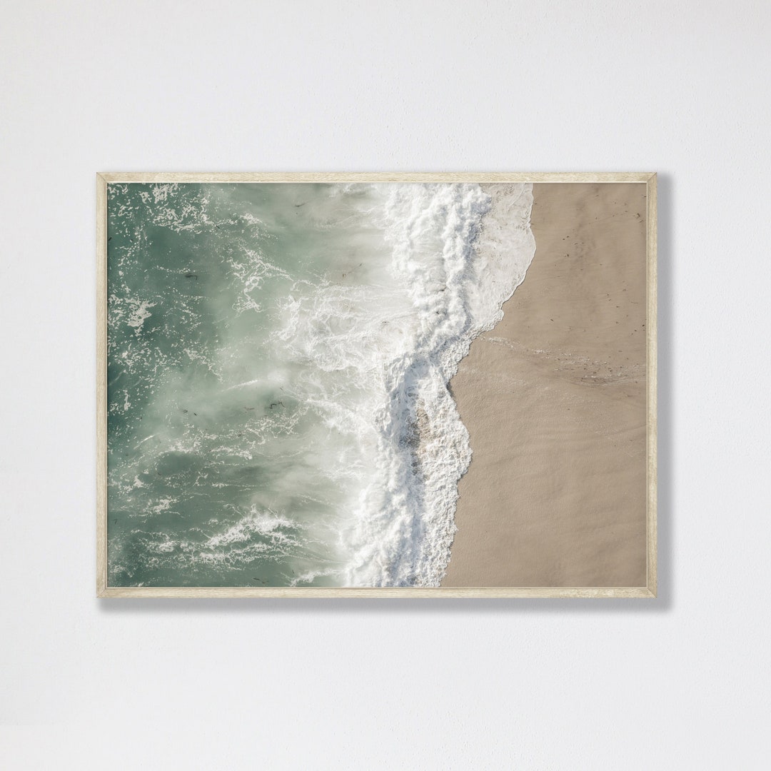 Muted Beach, Neutral Tones, La Jolla, California, Coastal Decor, Boho ...