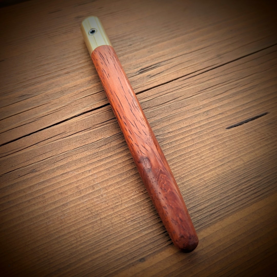 Padauk Handmade Marking Tool Handle. Wooden Handle With Brass Ferule - Etsy