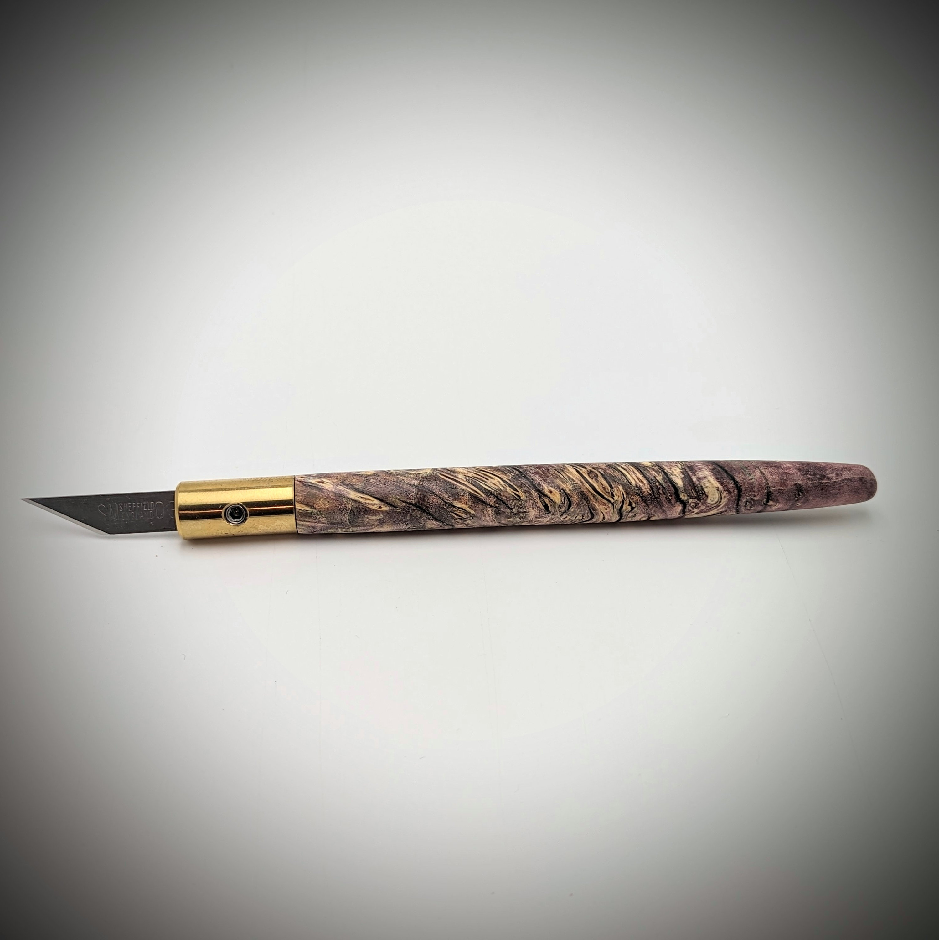 Funky Coloured Dyed Maple Burr Marking Tool. - Etsy