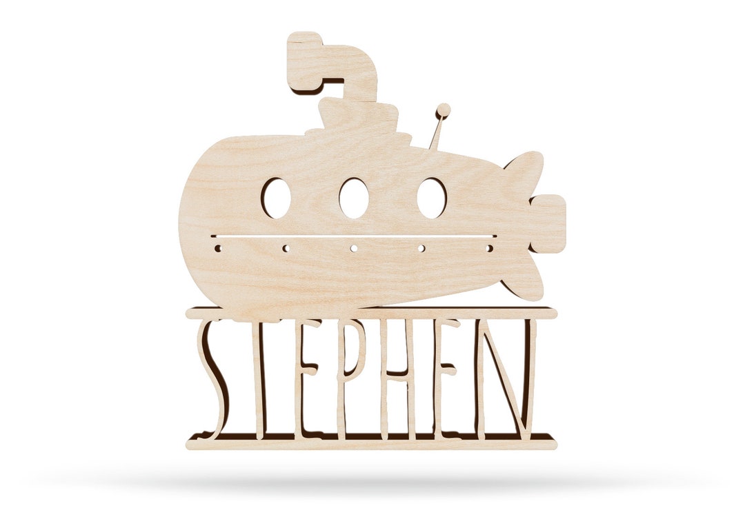 Custom Nautical Name Sign, Submarine Name Sign, Nautical Nursery Sign ...